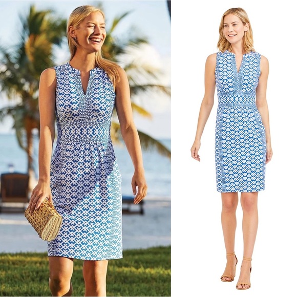 J. McLaughlin | Dresses | J Mclaughlin Lola Sleeveless Dress In Audin ...
